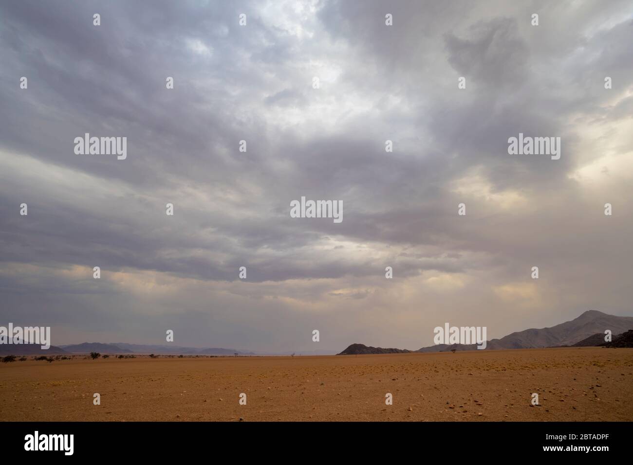 Clouds in the desert Stock Photo - Alamy