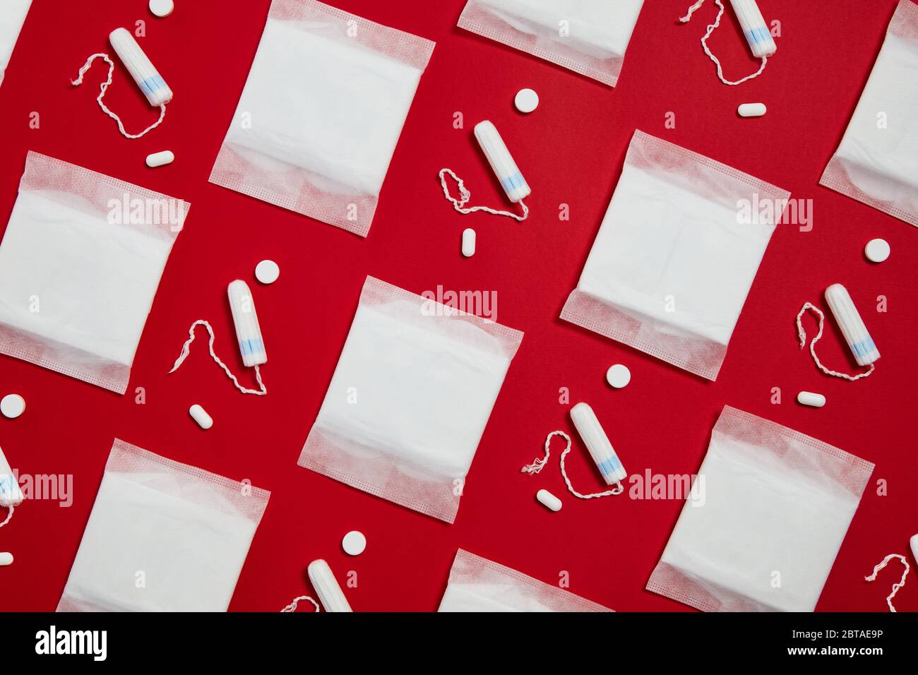 Sanitary napkin pattern hi-res stock photography and images - Alamy