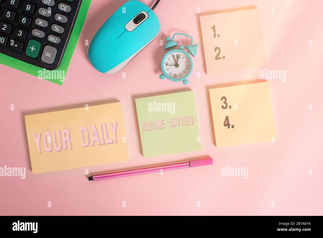 Handwriting text Your Daily Routine Matters. Conceptual photo practice ...