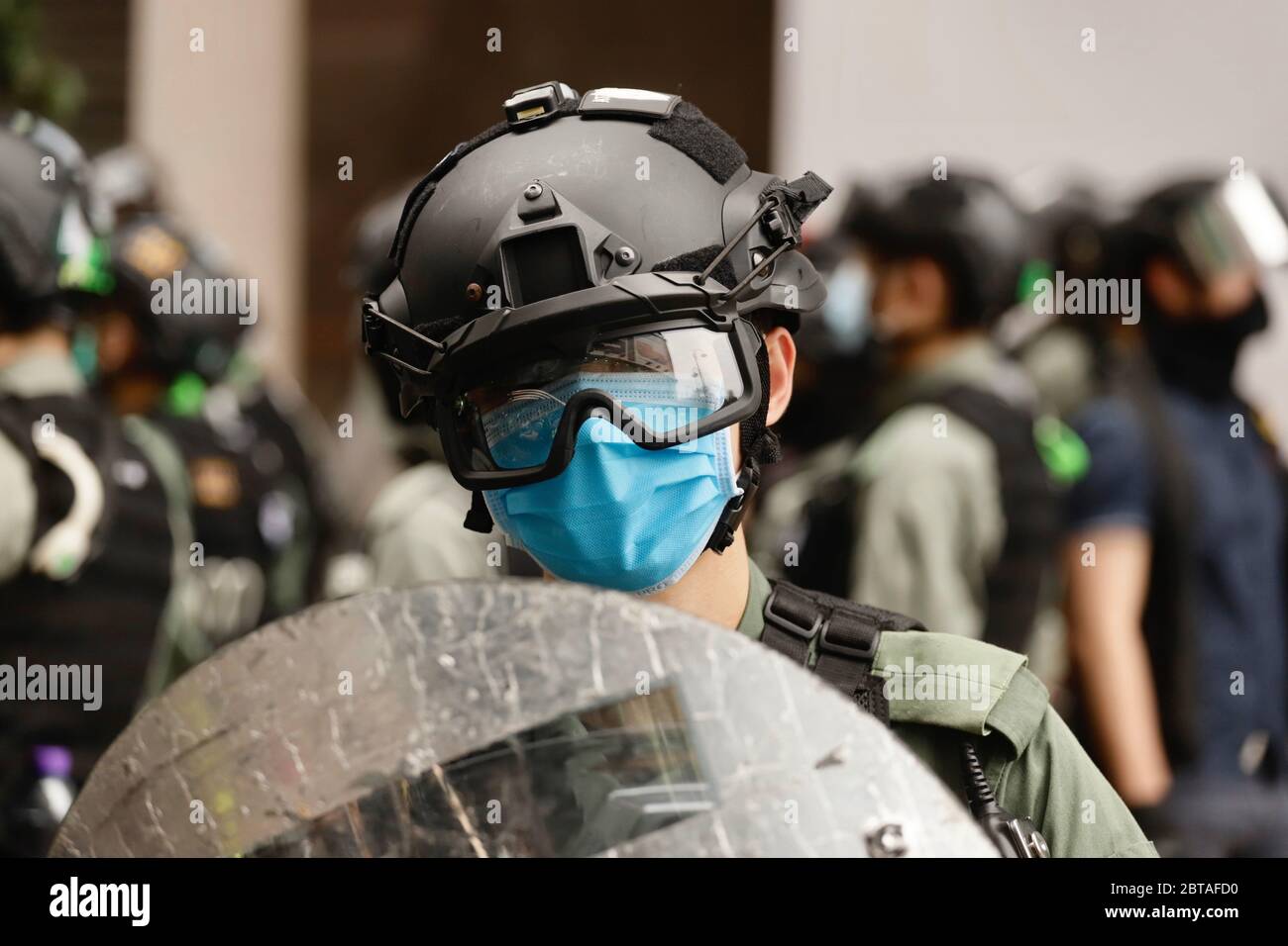 One sided shield hi-res stock photography and images - Alamy