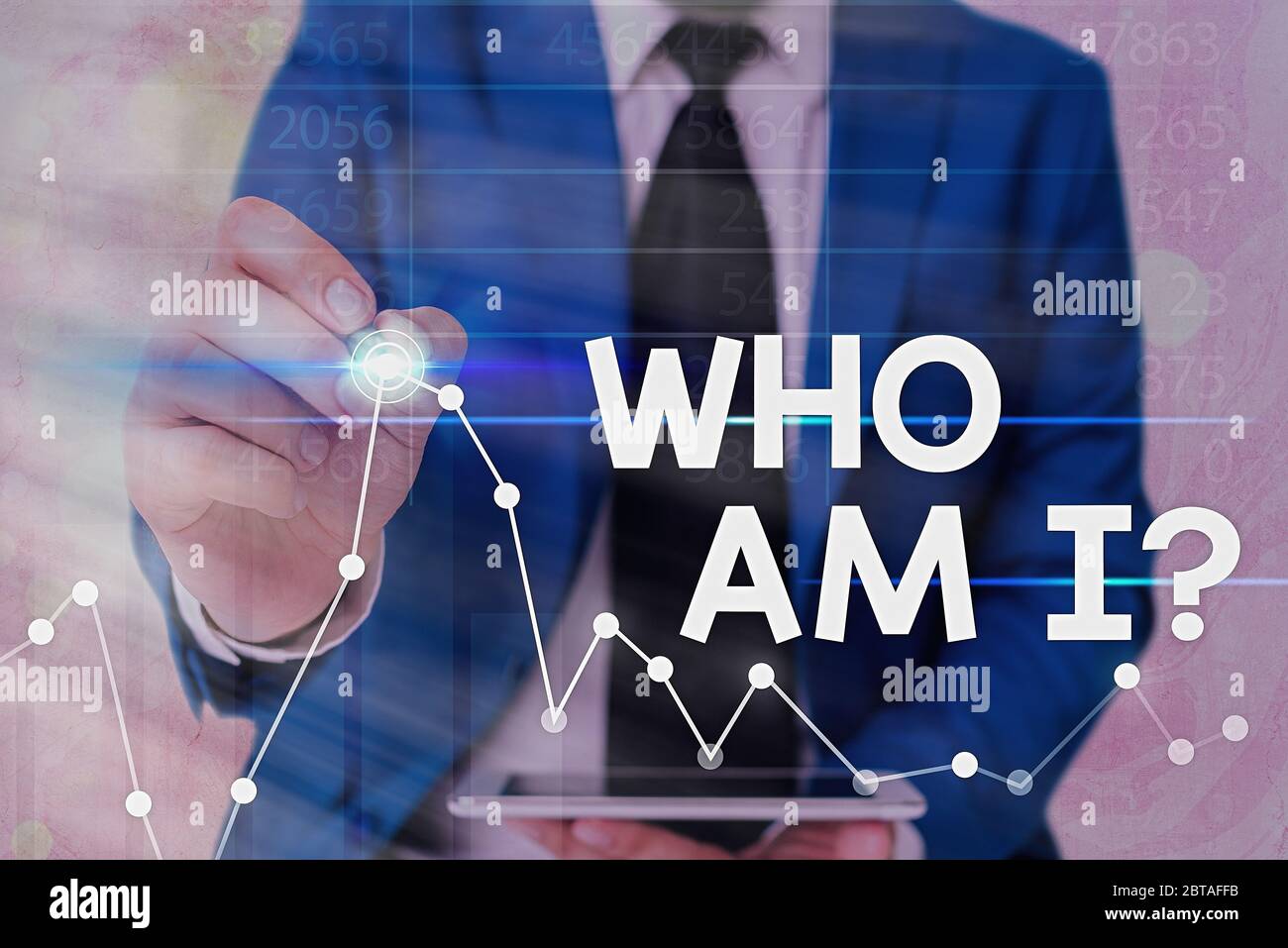 Conceptual hand writing showing Who Am I Question. Concept meaning ...