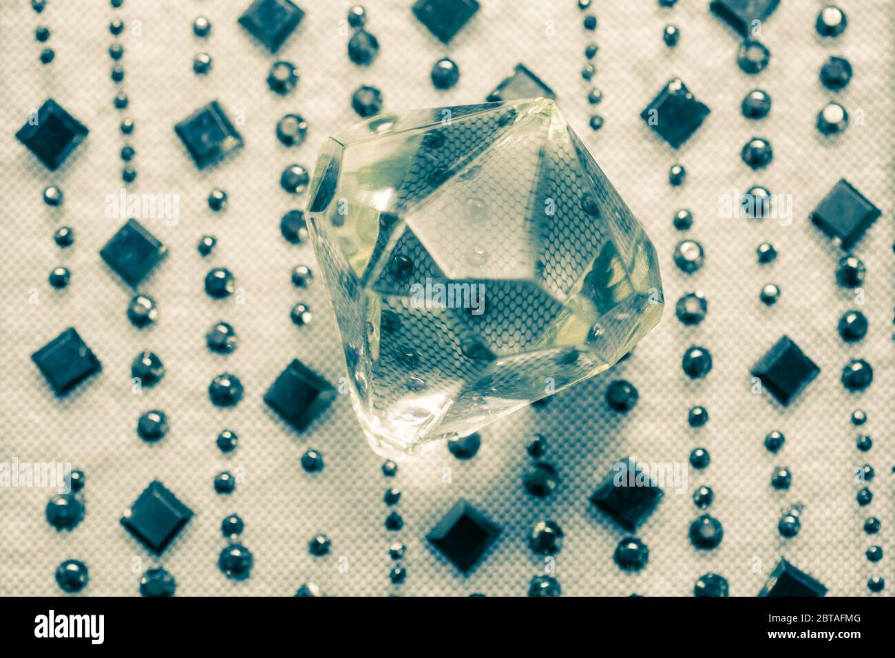 Concept for best diamond gem design, fake diamond Stock Photo - Alamy