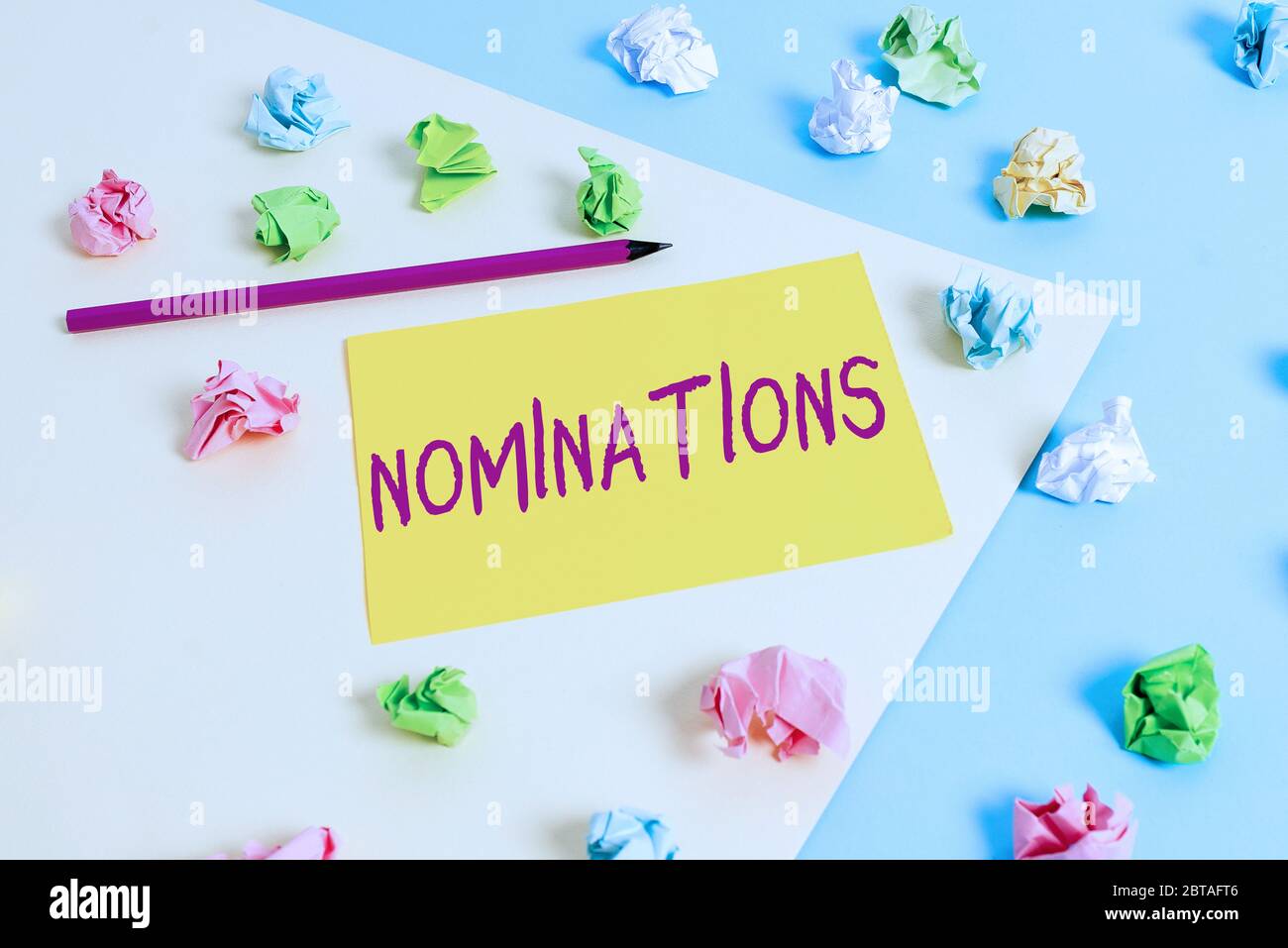 Nominations papers hi-res stock photography and images - Alamy