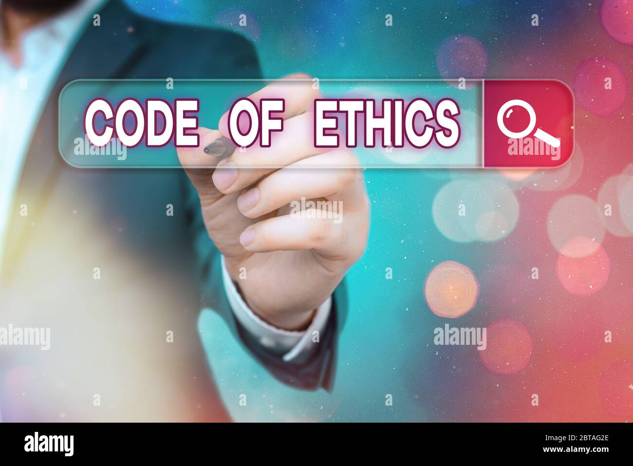Word writing text Code Of Ethics. Business photo showcasing basic guide ...