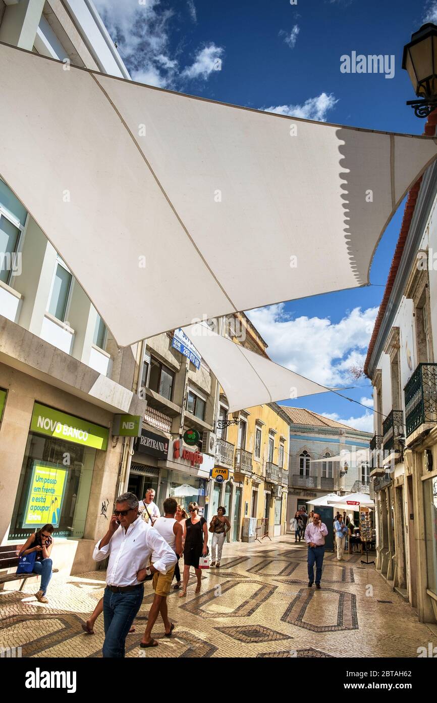 Portugal algarve faro promenade street hi-res stock photography and ...