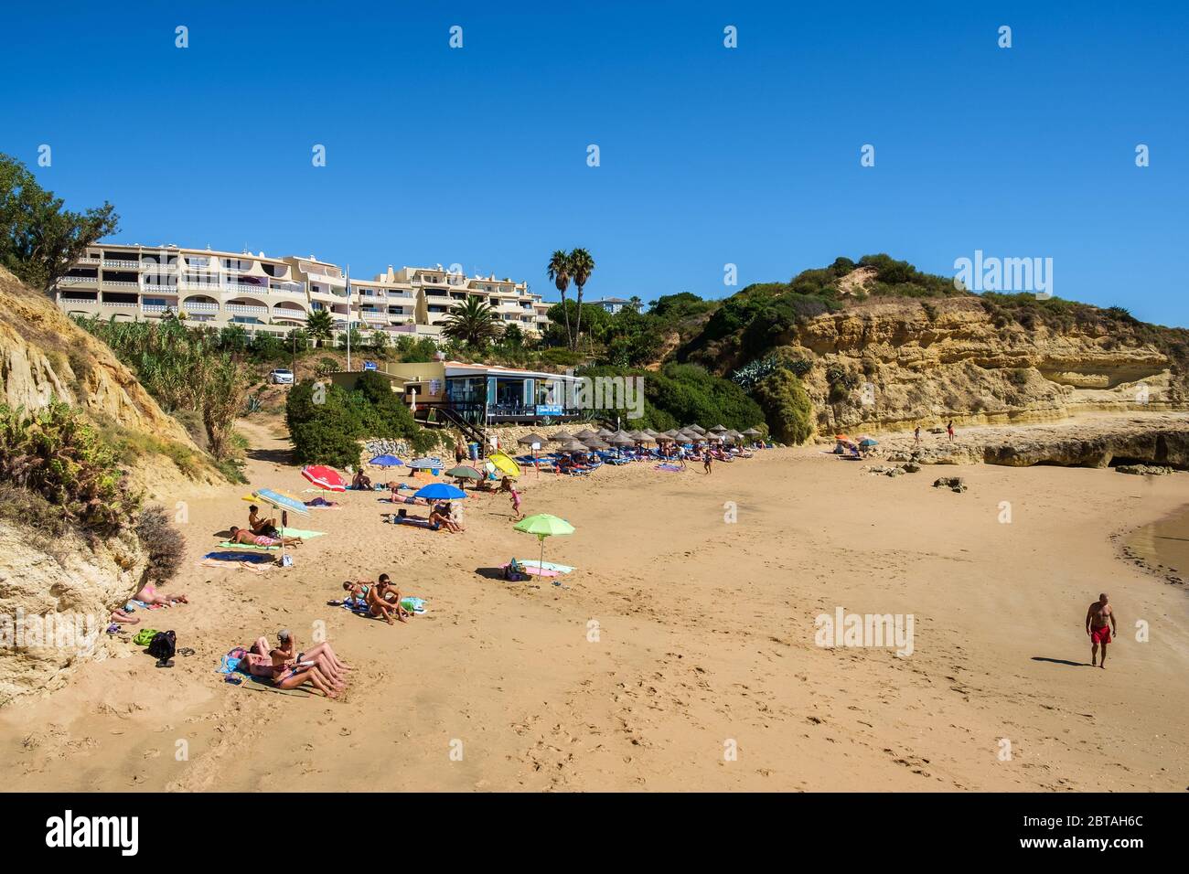Portugal algarve faro promenade street hi-res stock photography and ...