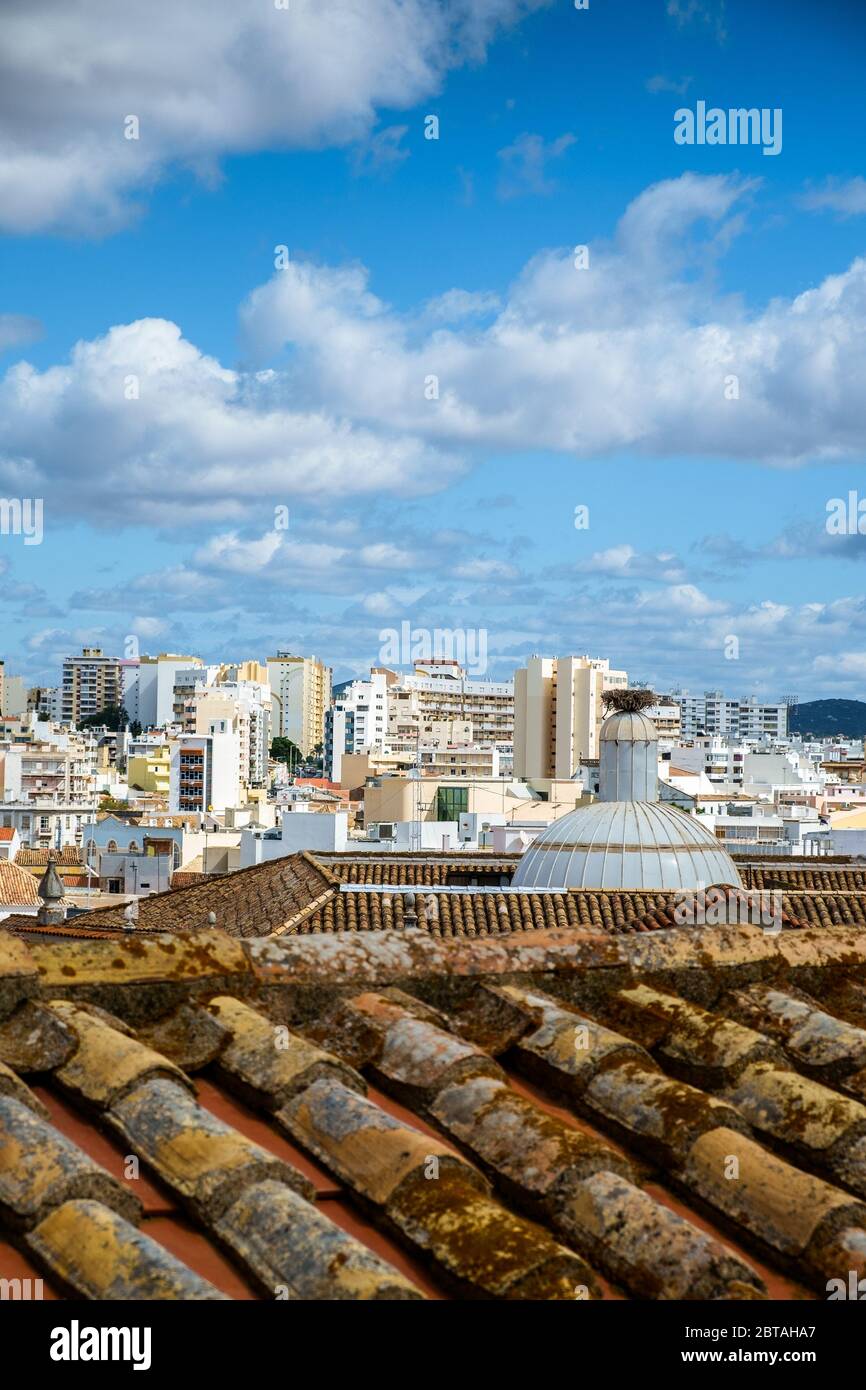 Portugal algarve faro promenade street hi-res stock photography and ...
