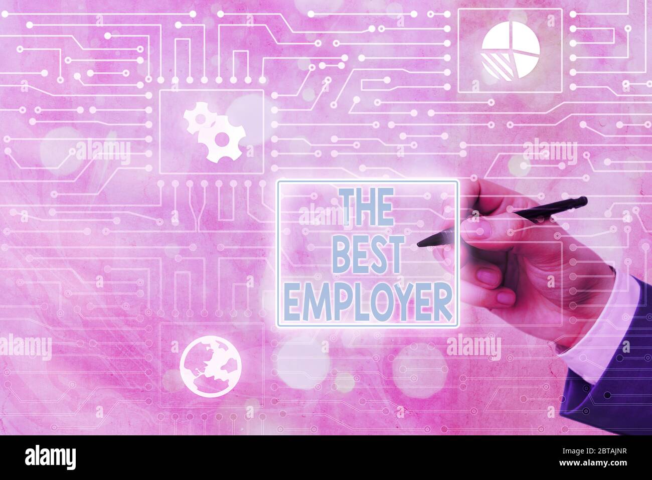 Conceptual hand writing showing The Best Employer. Concept meaning ...