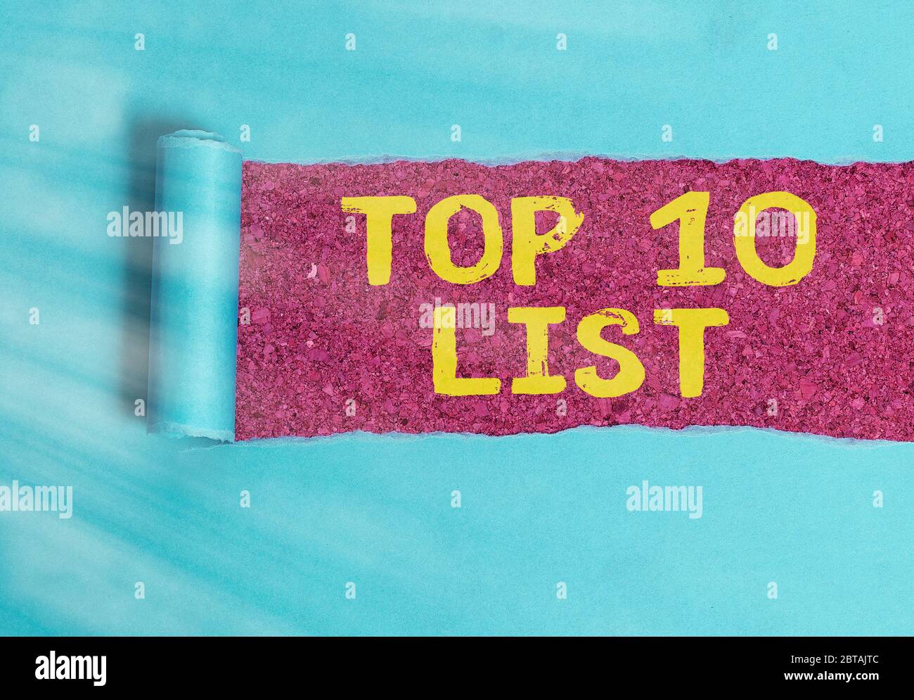 Conceptual hand writing showing Top 10 List. Concept meaning the ten ...