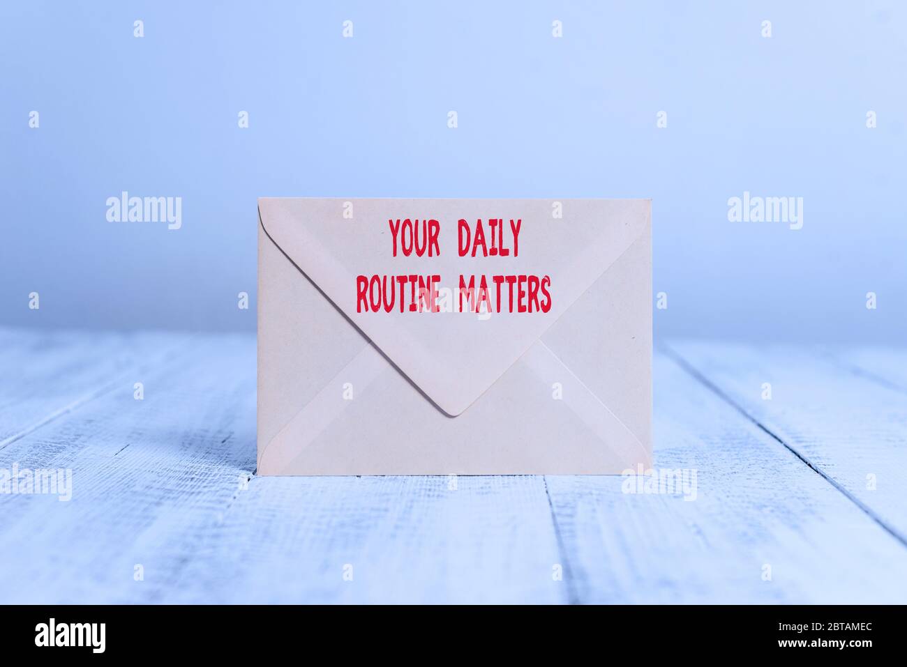 Handwriting text writing Your Daily Routine Matters. Conceptual photo ...