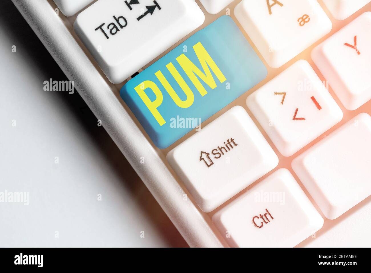 Writing note showing Pum. Business concept for unwanted change that can ...