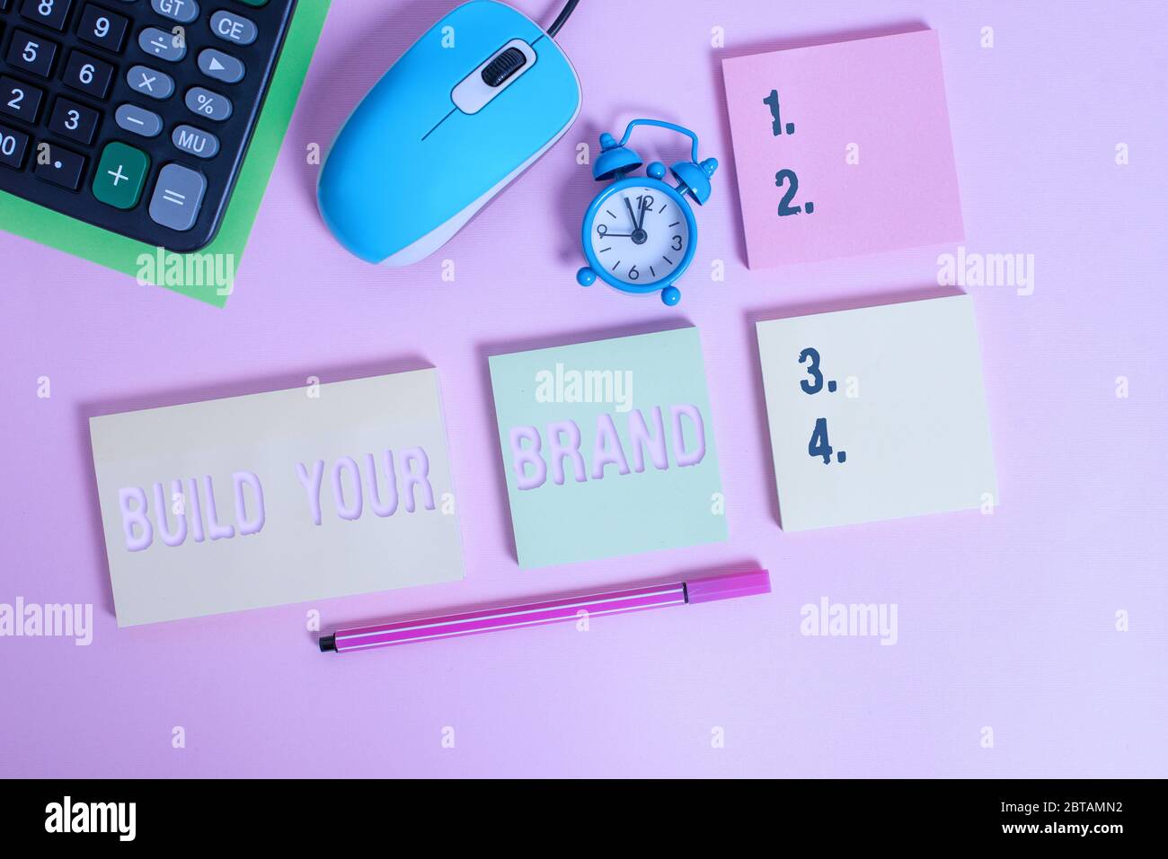 Handwriting text Build Your Brand. Conceptual photo enhancing brand ...