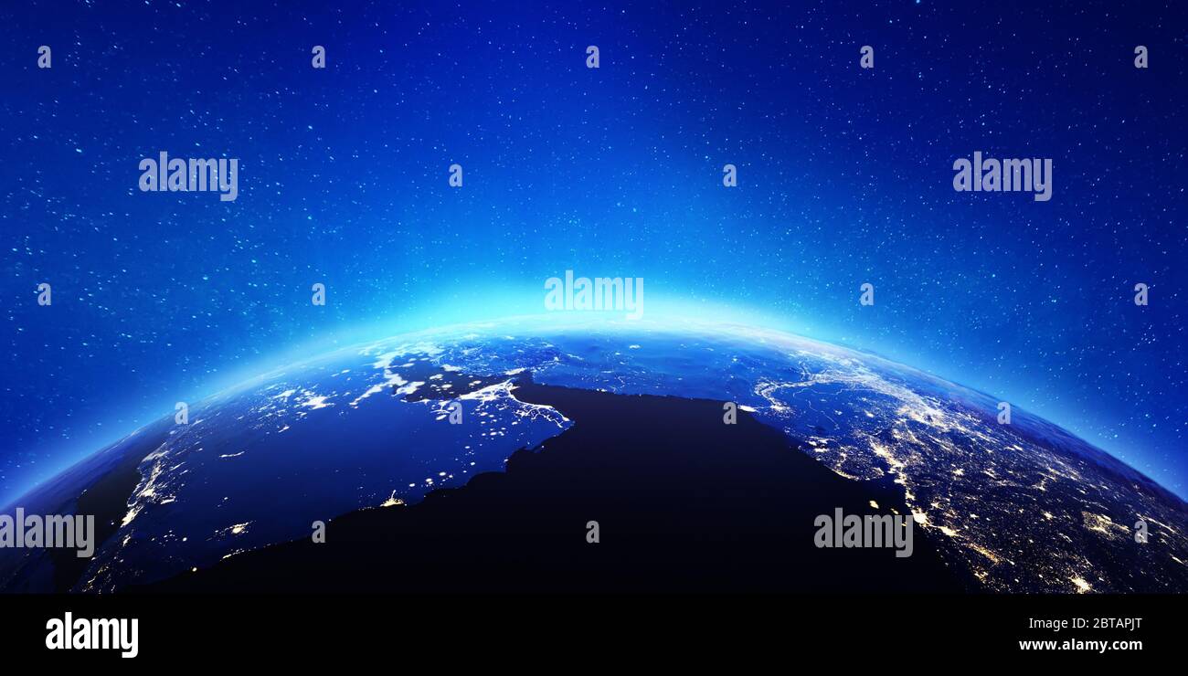Middle east nasa map hi-res stock photography and images - Alamy