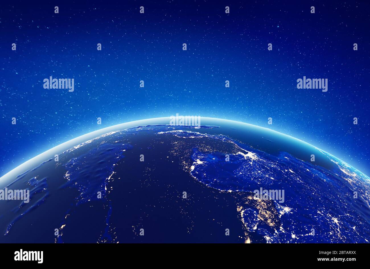 South-east Asia islands. Elements of this image furnished by NASA. 3d ...