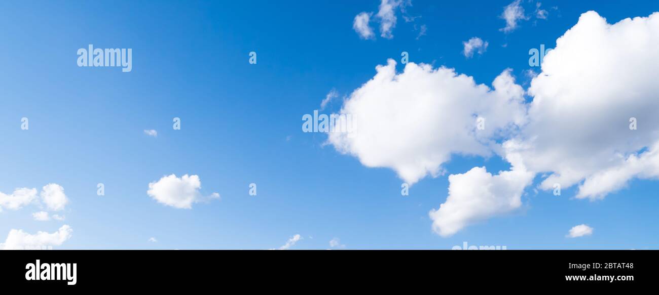 Sky and clouds atmosphere background. Blue colors Stock Photo - Alamy