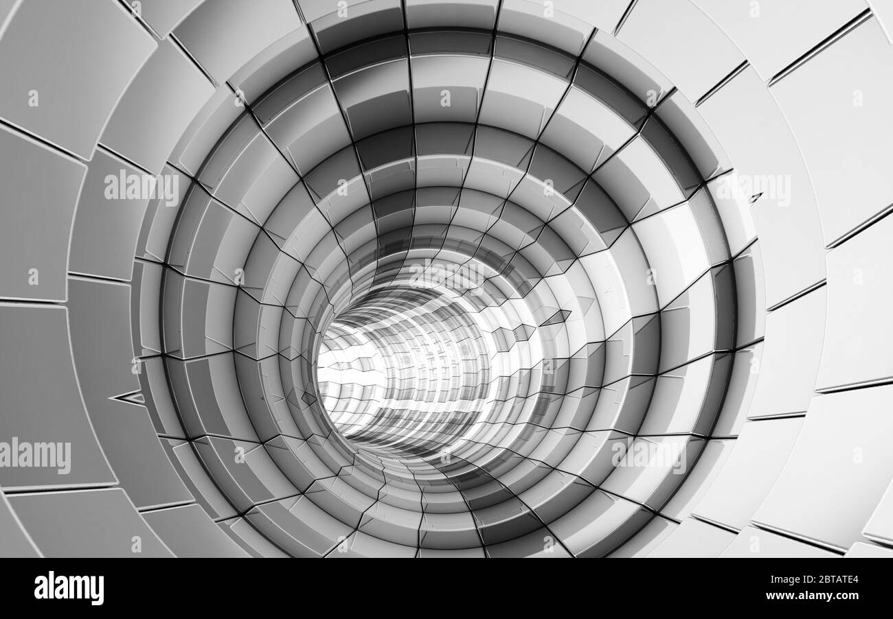 Rendering abstract technology background Black and White Stock Photos & Images - Alamy