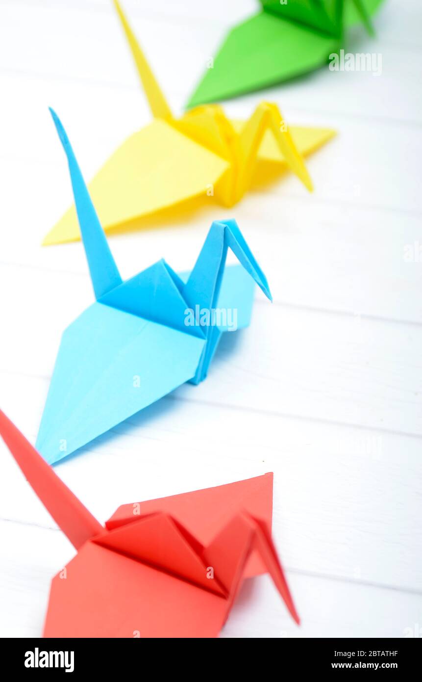 Red To Make Paper Birds