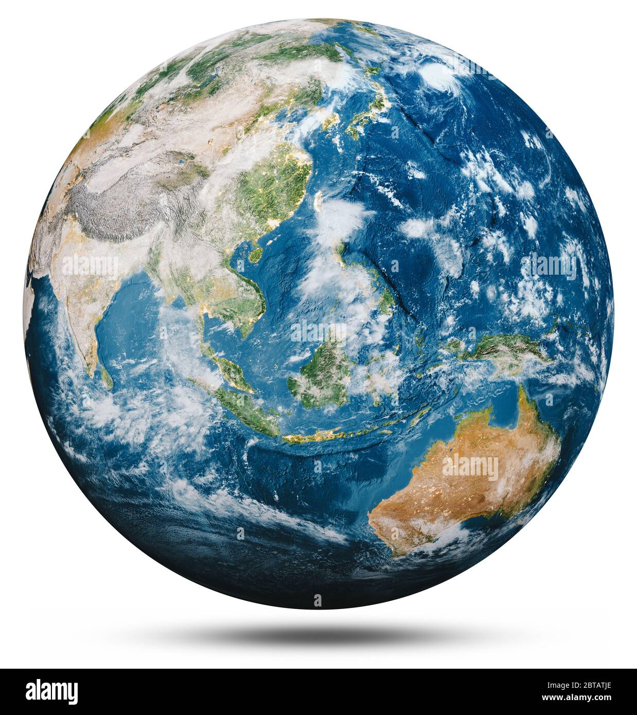 Planet Earth globe isolated. Elements of this image furnished by NASA ...
