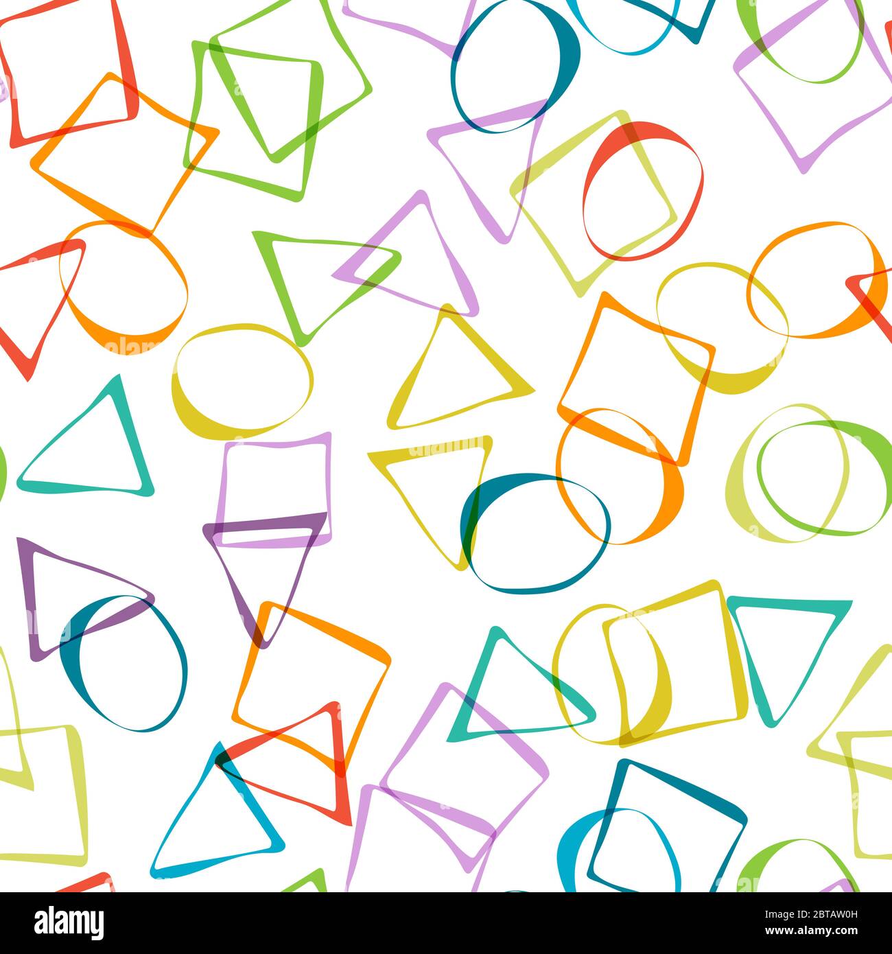 Seamless vector color pattern of arbitrary geometric shapes for texture ...