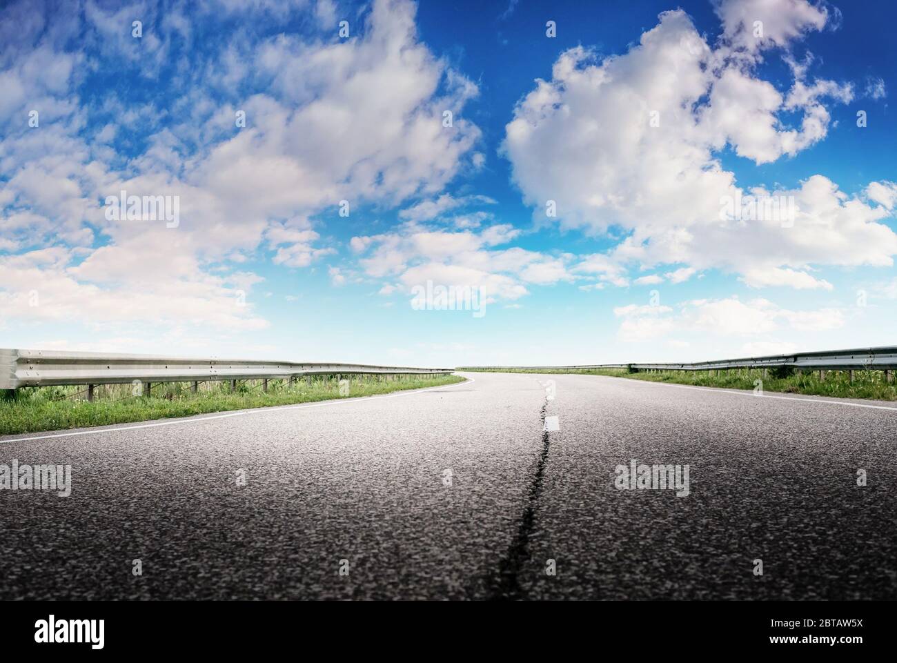 Clear highway road outdoor background Stock Photo - Alamy