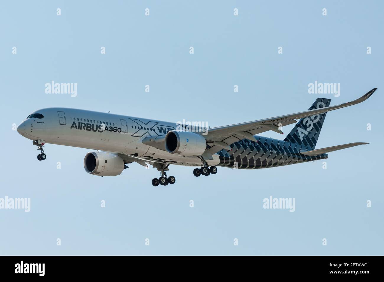 August 30, 2019. Zhukovsky, Russia. long-range wide-body twin-engine ...