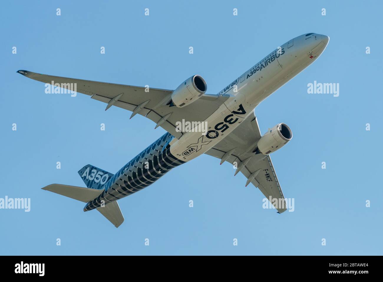 August 30, 2019. Zhukovsky, Russia. long-range wide-body twin-engine ...
