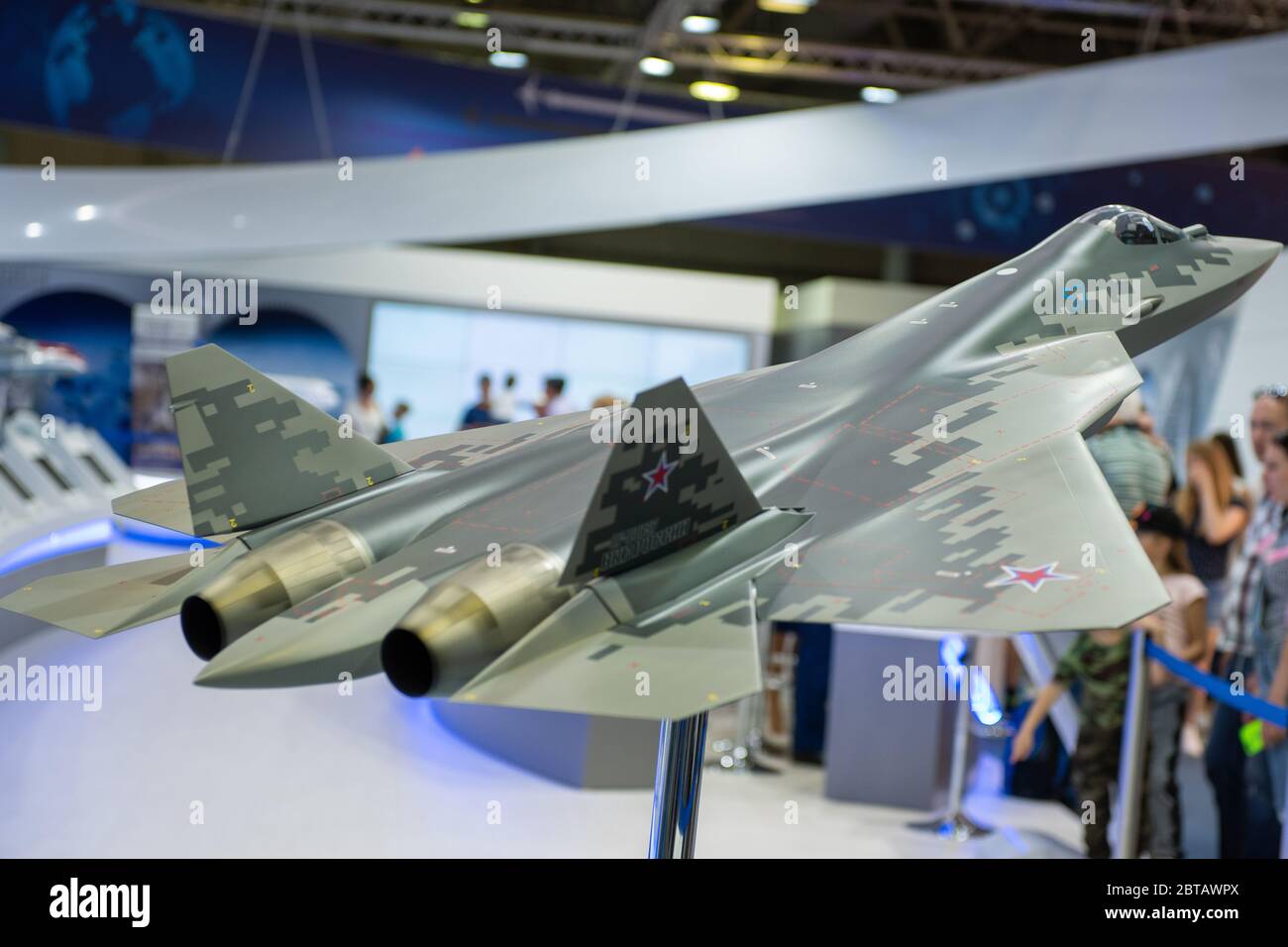 August 30, 2019. Zhukovsky, Russia. layout of the fifth-generation ...