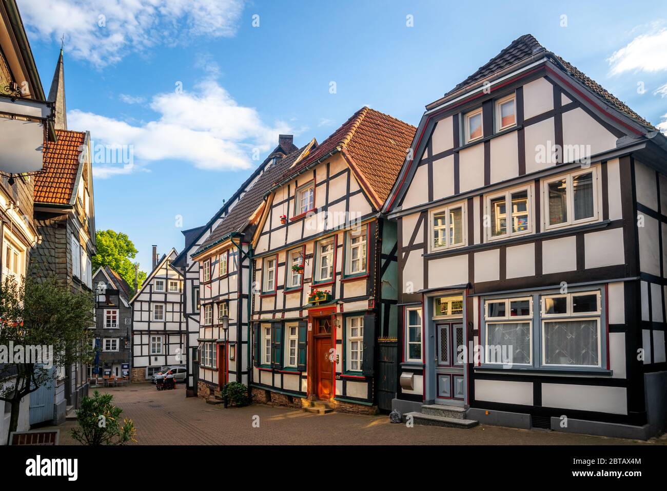 Historical city of Kettwig, Essen, Germany Stock Photo - Alamy