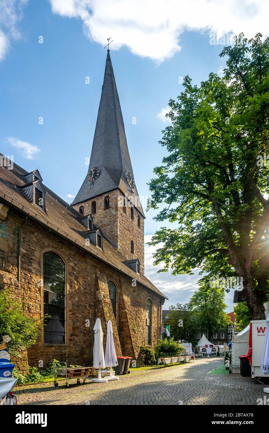 Historical city of Kettwig, Essen, Germany Stock Photo - Alamy