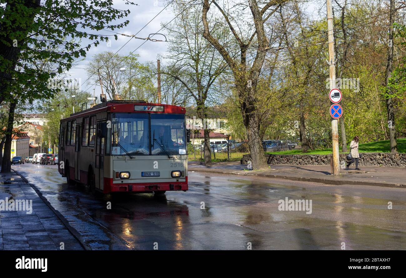 One green trolleybus on hi-res stock photography and images - Alamy