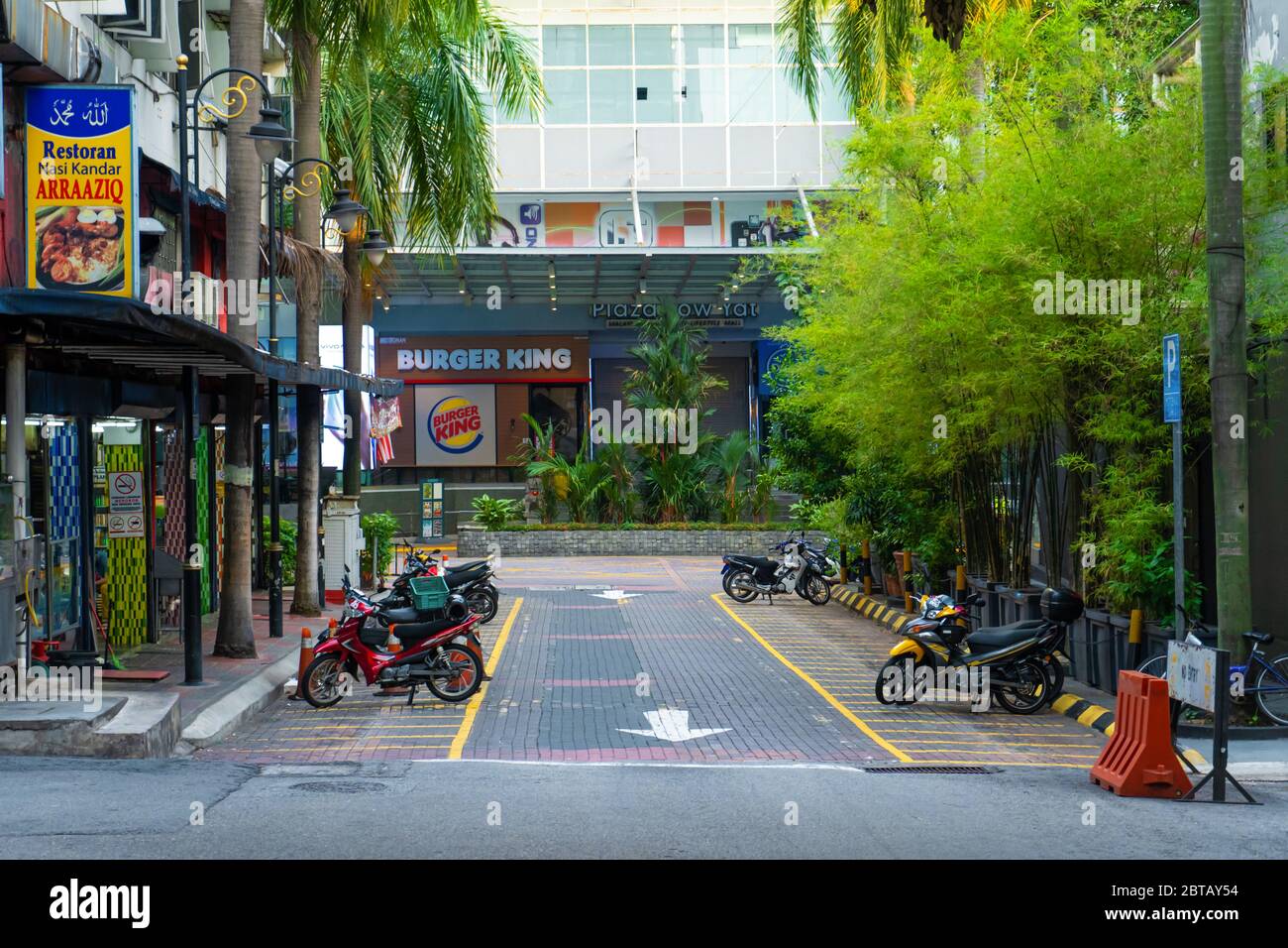Streets of Kuala Lumpur. Modern Malaysia. Beautiful clean streets of a ...