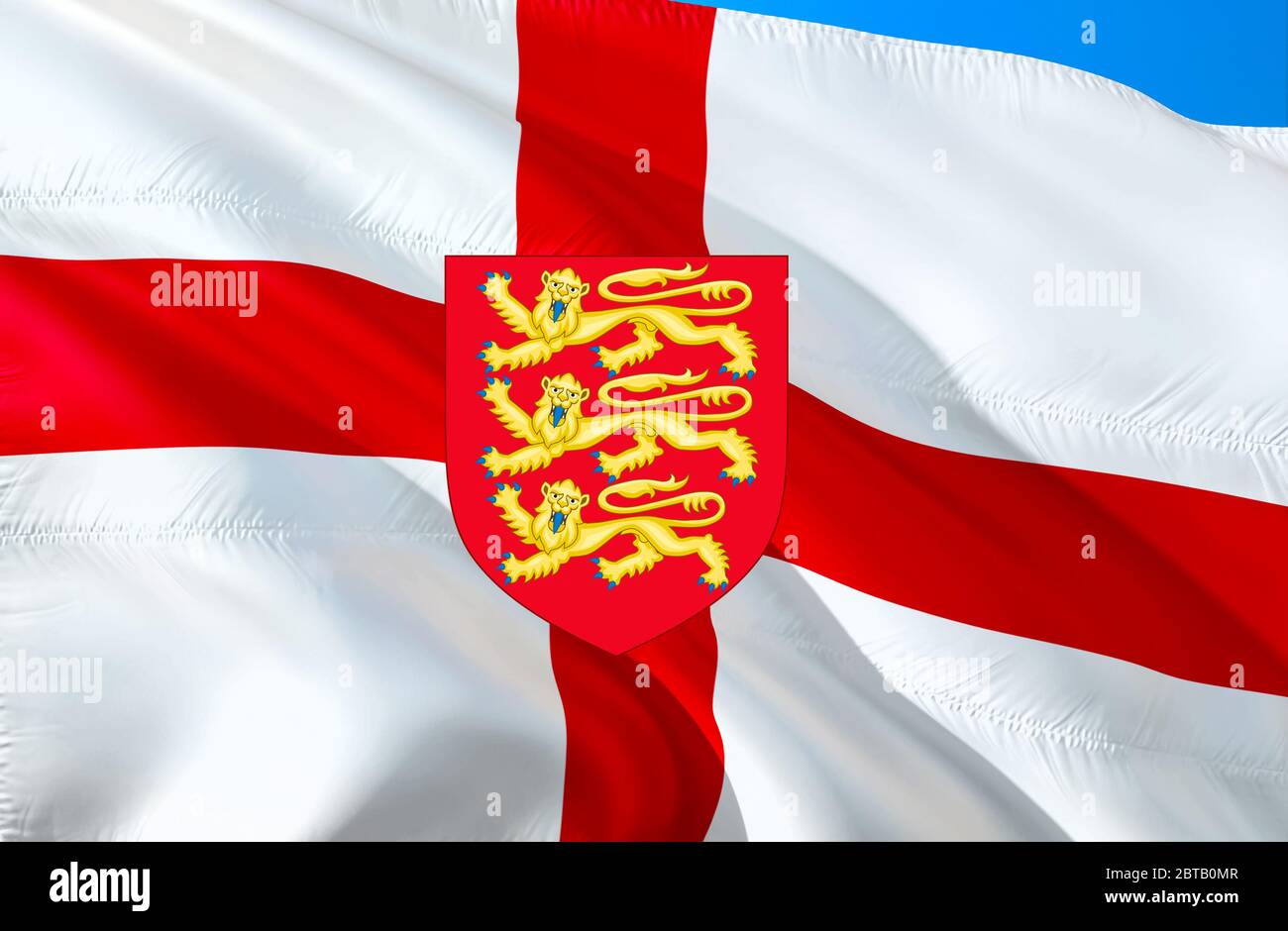 Royal England coat of arms on England background. National Emblem of ...