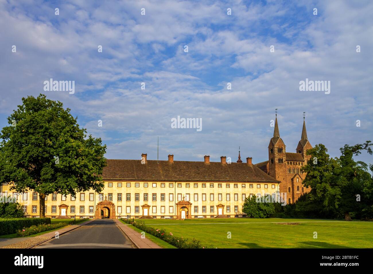 Monastery Corvey, Hoexter, Germany Stock Photo - Alamy
