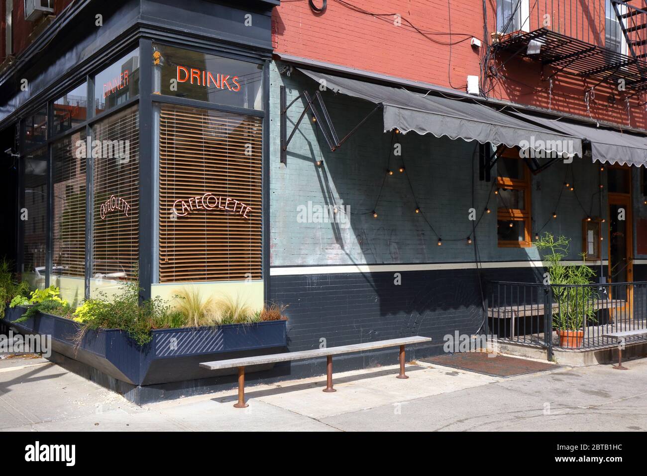 Cafe Colette, 79 Berry Street, Brooklyn, New York. NYC storefront photo ...