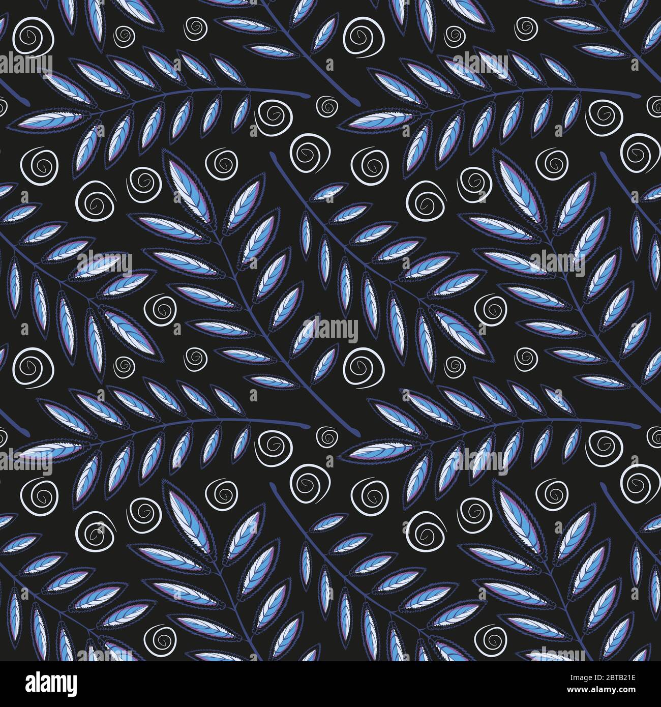 Square, seamless pattern, leaf pattern. Background for site or blog ...