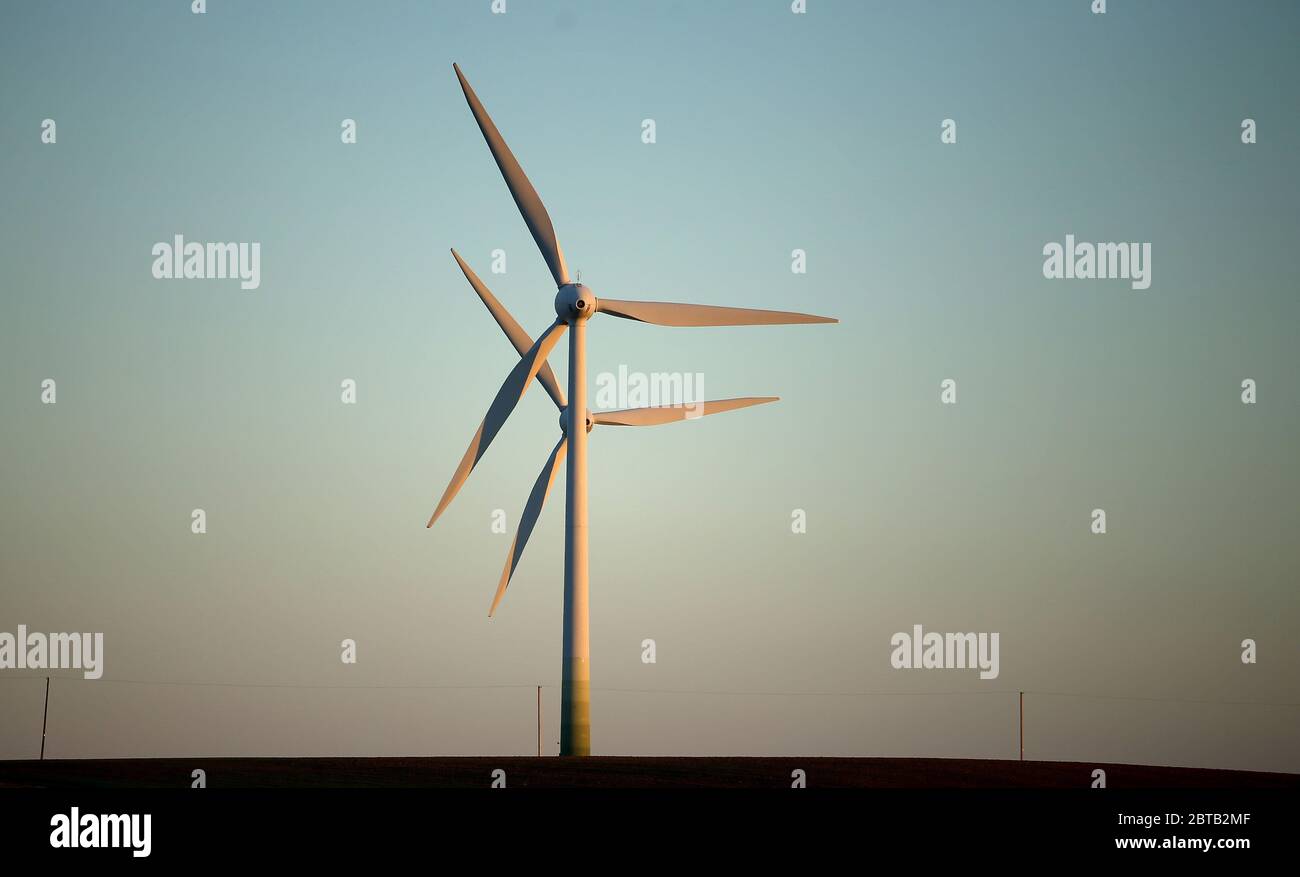 Windmill Wind Turbine Renewable Green Energy Source Stock Photo - Alamy