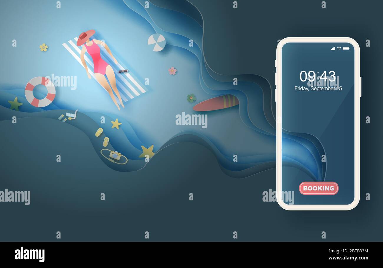 Summe beach Stock Vector Images - Alamy