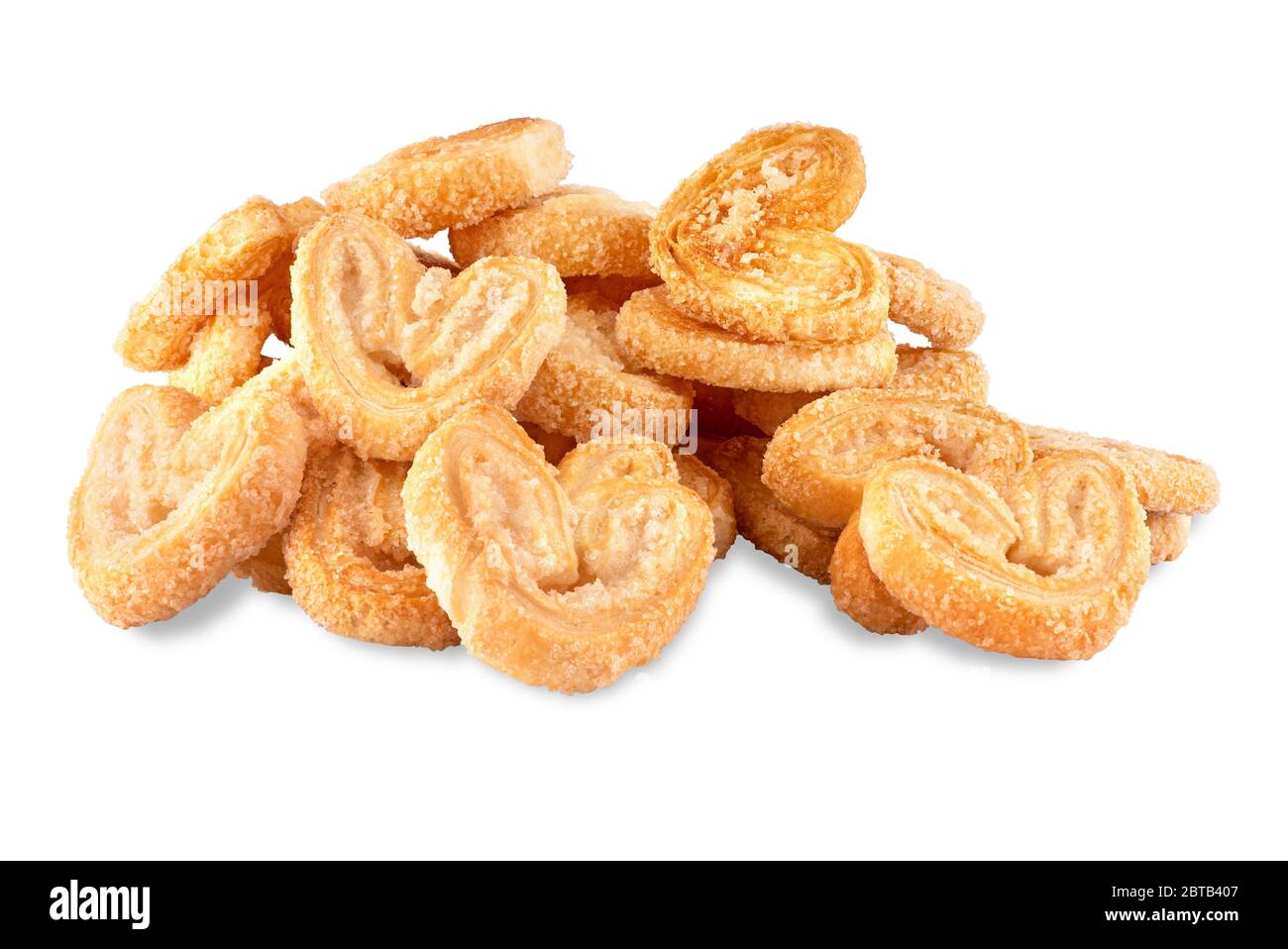 Puff pastry cookies ears hi-res stock photography and images - Alamy
