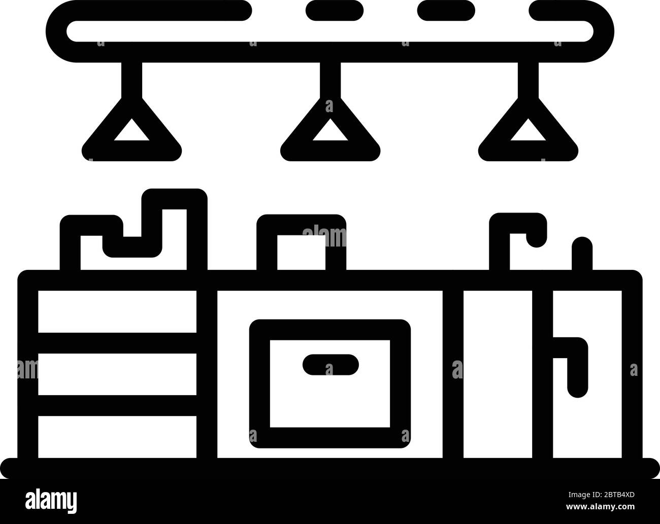 Kitchen furniture icon, outline style Stock Vector Image & Art - Alamy