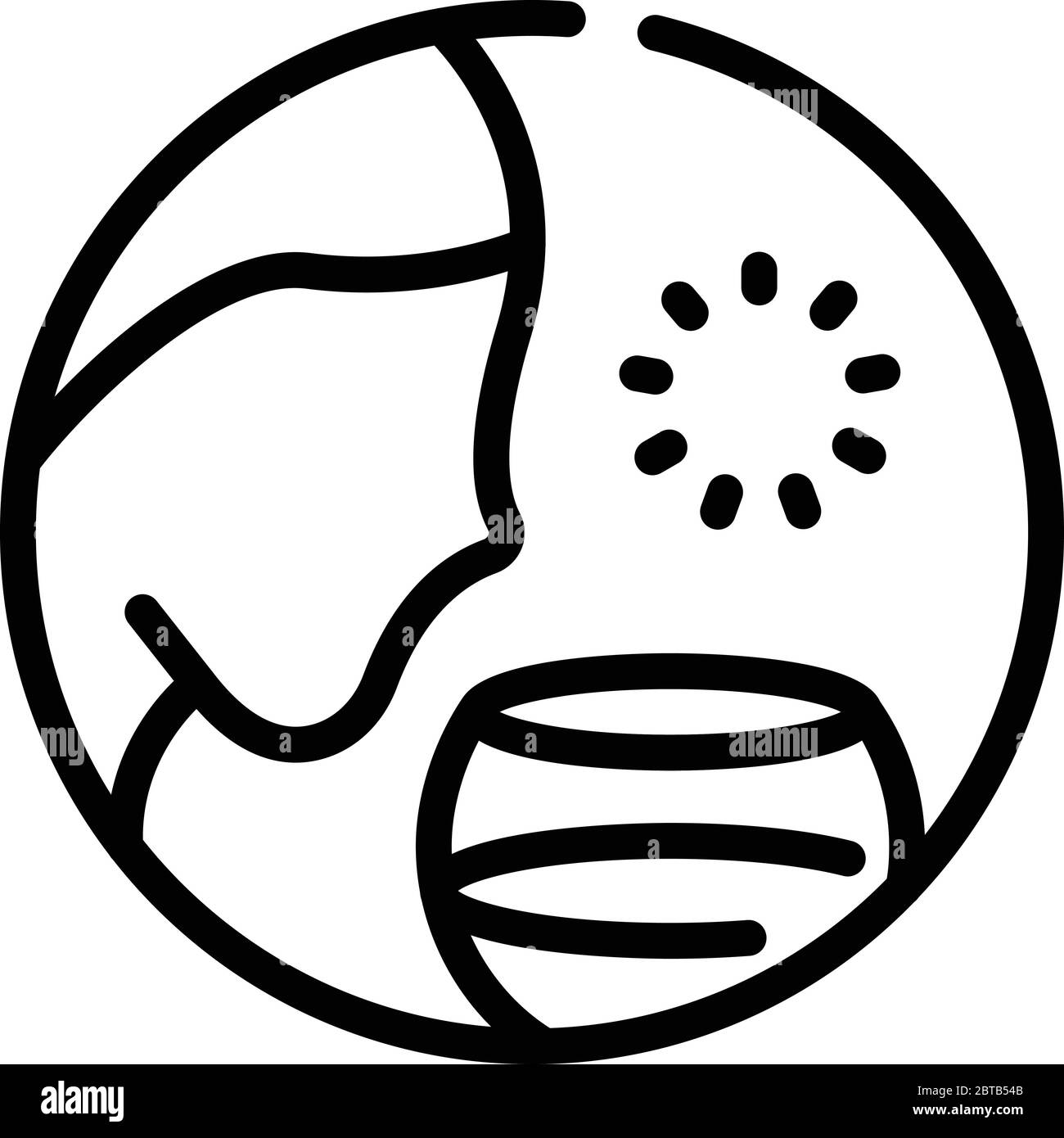 Line woman head party Cut Out Stock Images & Pictures - Alamy