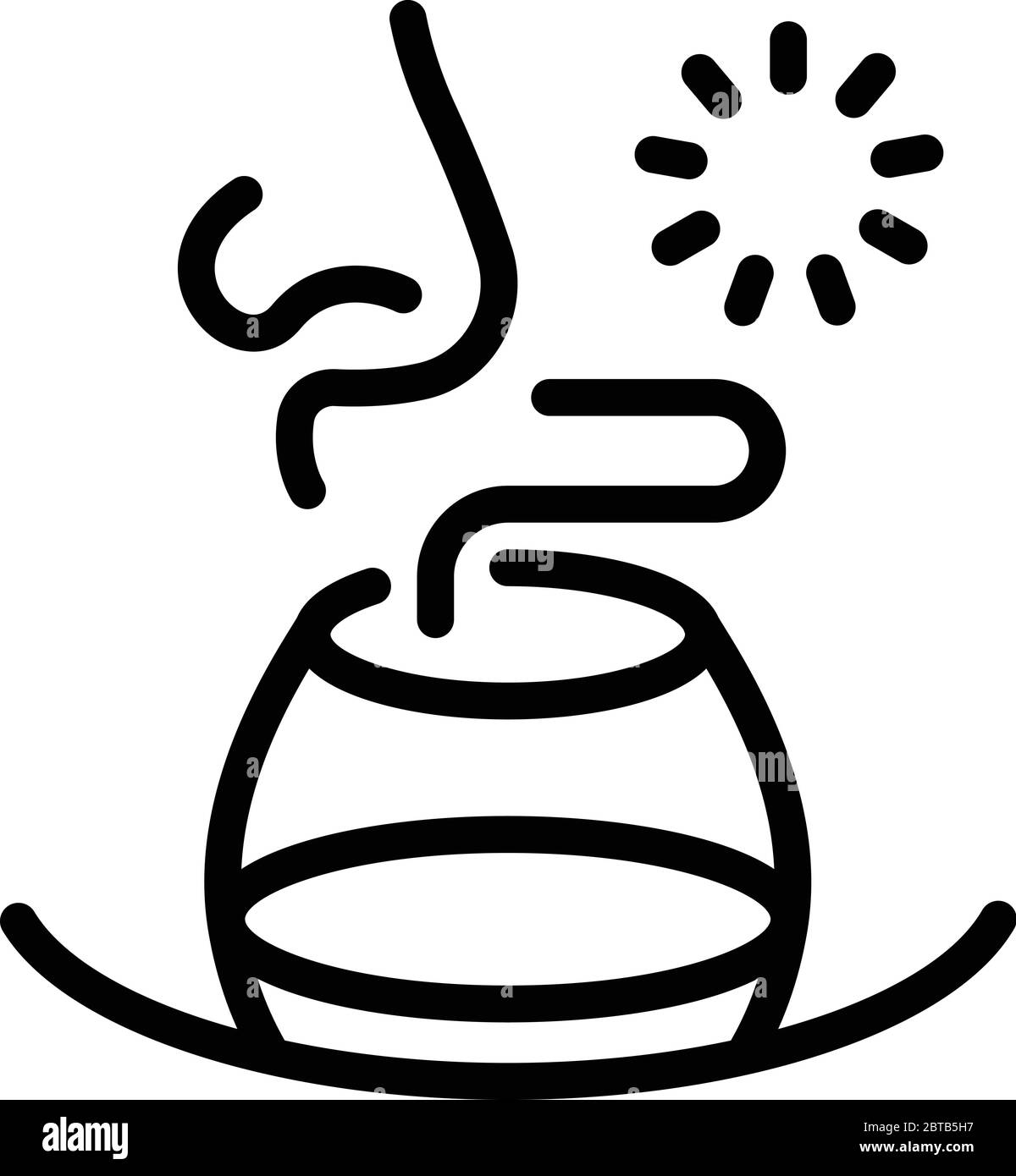 Glass straw one line Stock Vector Images - Alamy