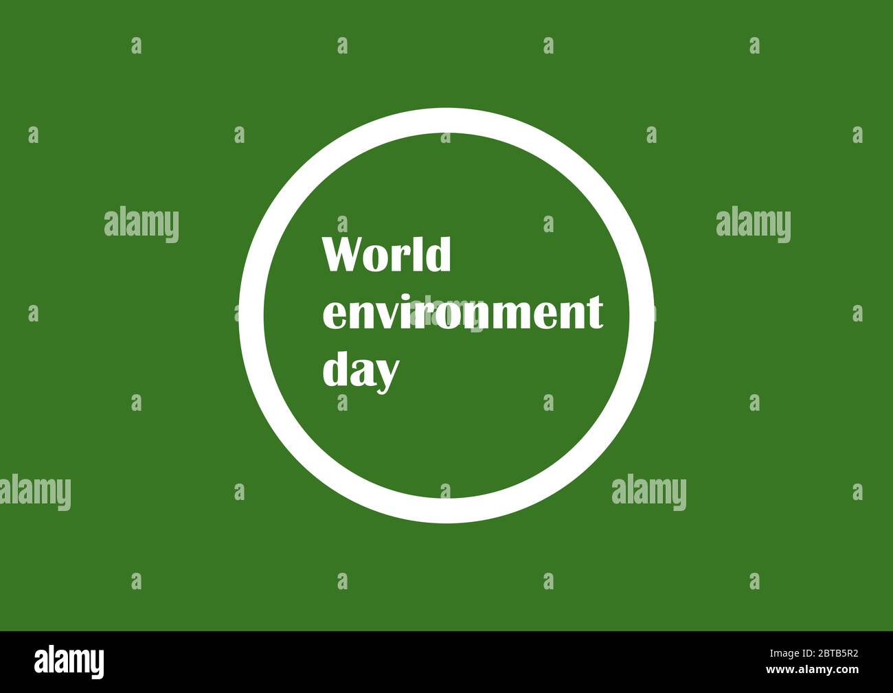 World Environment Day vector template for text Stock Vector Image & Art ...