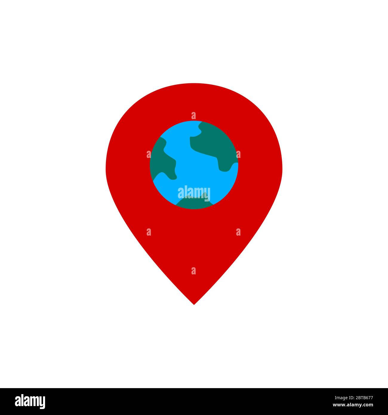 map pointer globe vector design template illustration Stock Vector ...