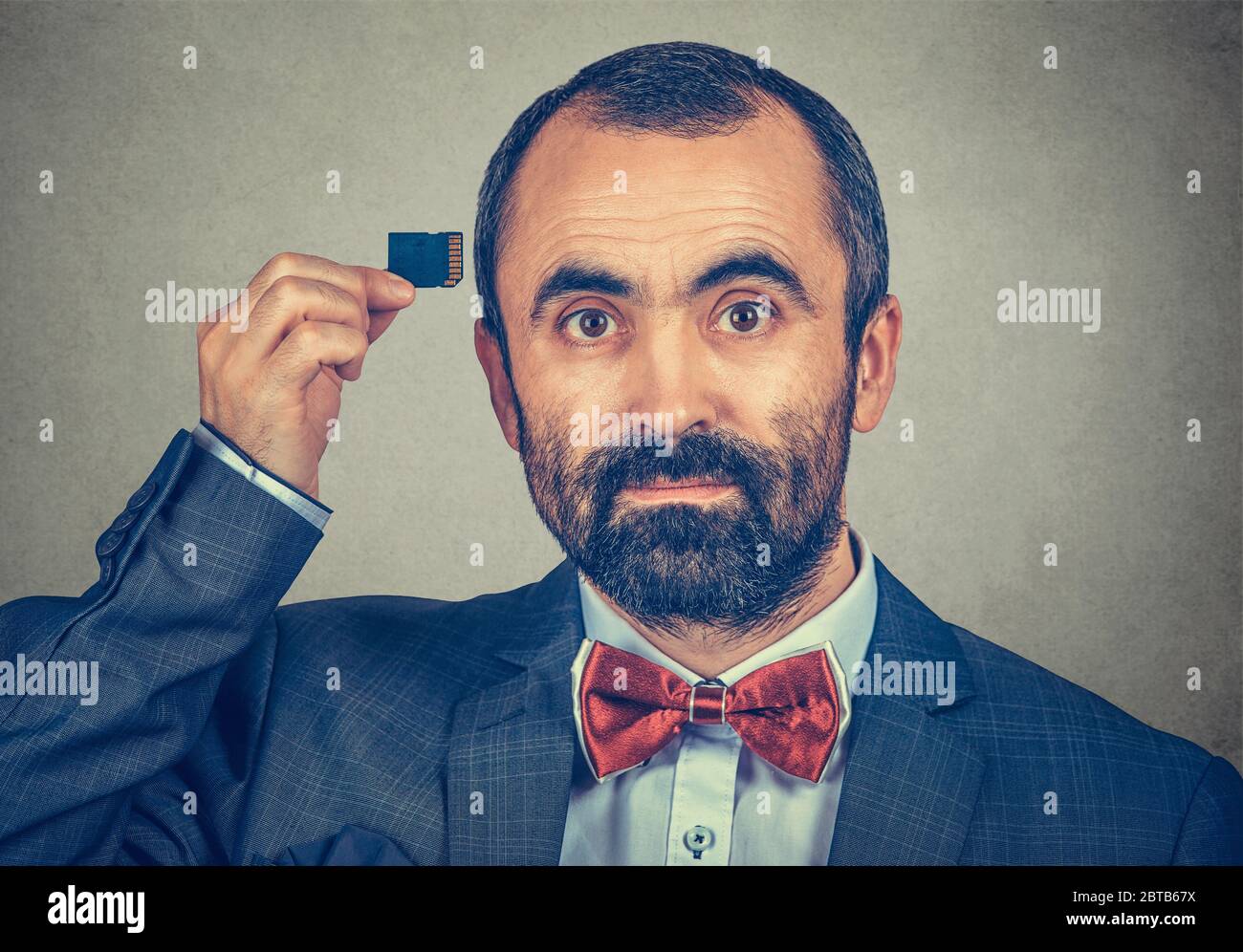 Memory loss businessman hand hi-res stock photography and images - Alamy