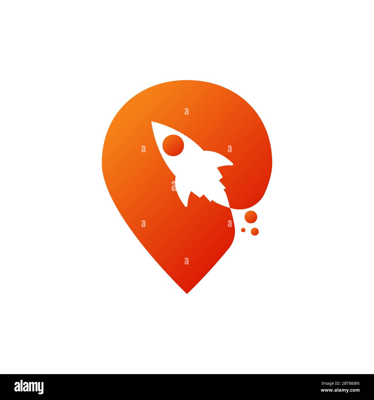 map pointer rocket vector design template illustration Stock Vector ...
