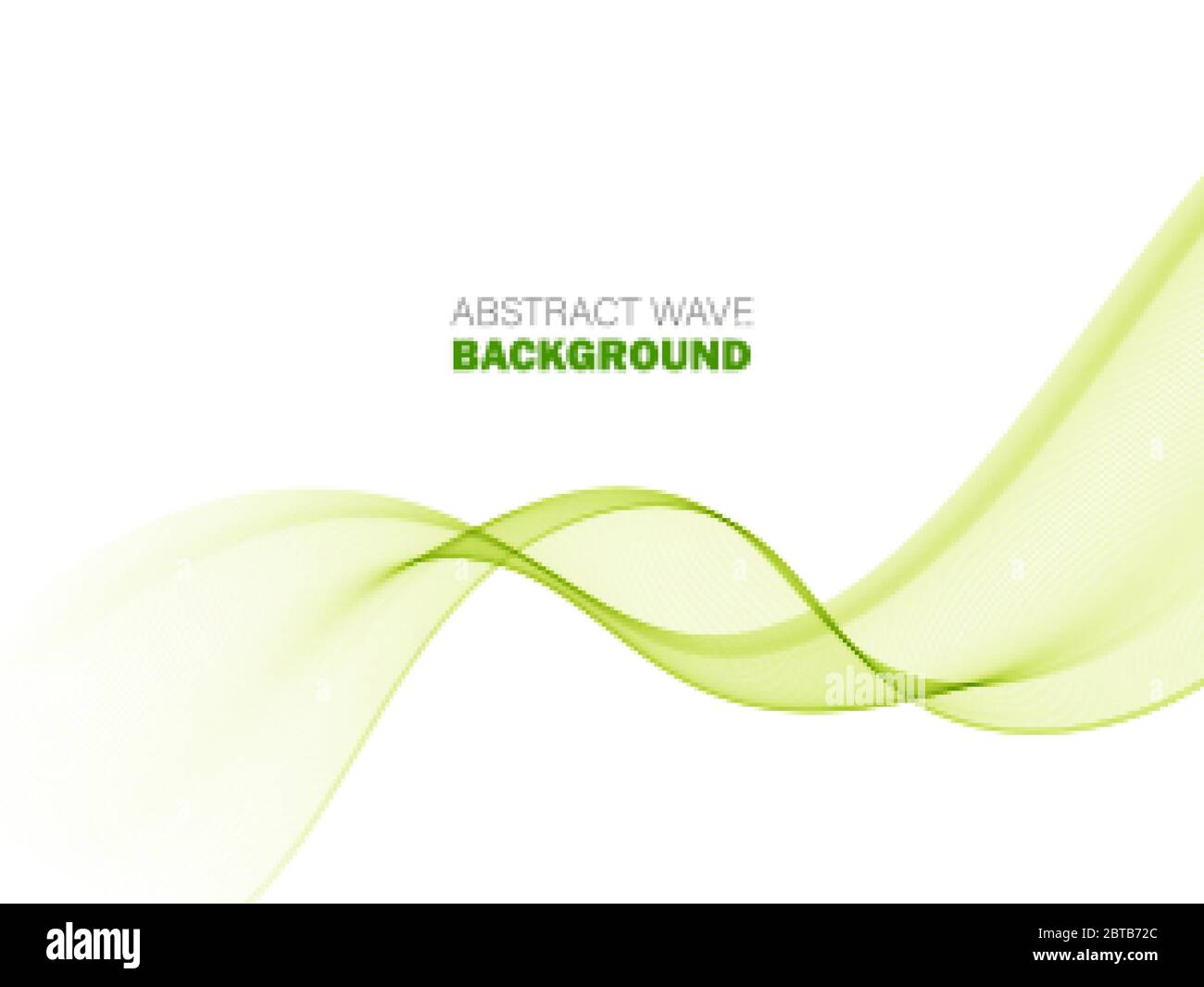 Abstract green waving background Vector green wave element eps10 Stock ...