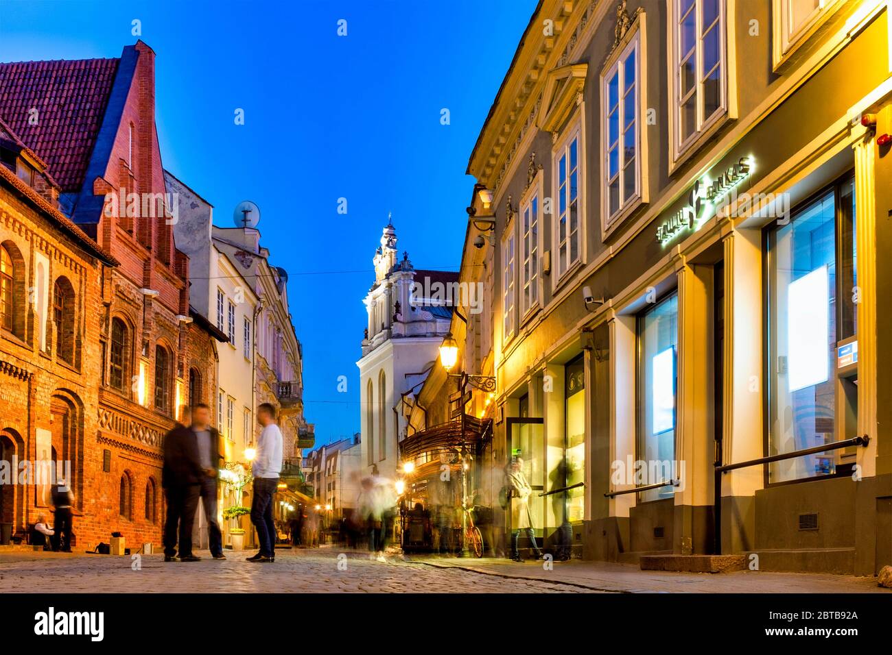 Pilies street, Vilnius, Lithuania Stock Photo - Alamy