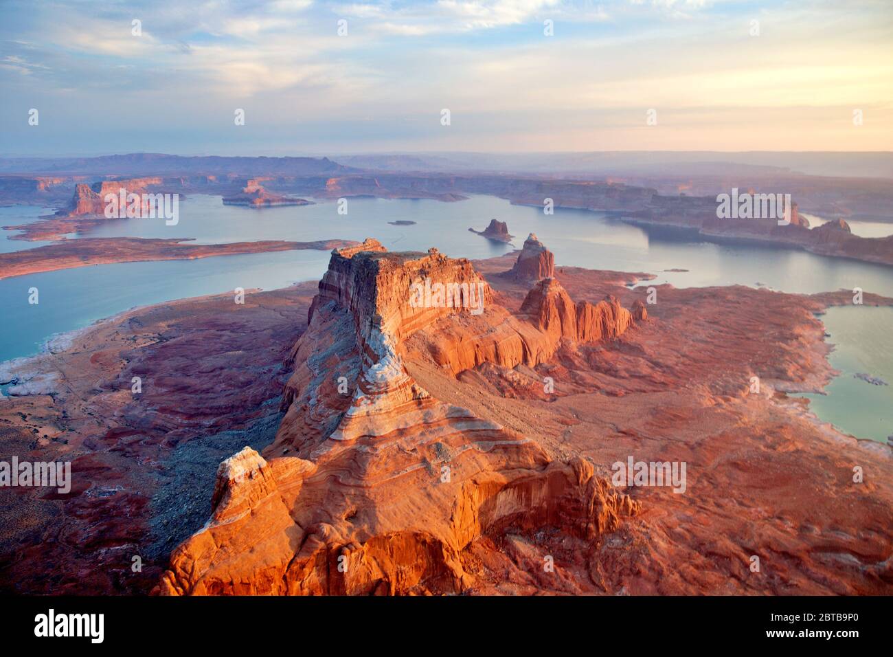 Lake Powell aerial view Stock Photo - Alamy
