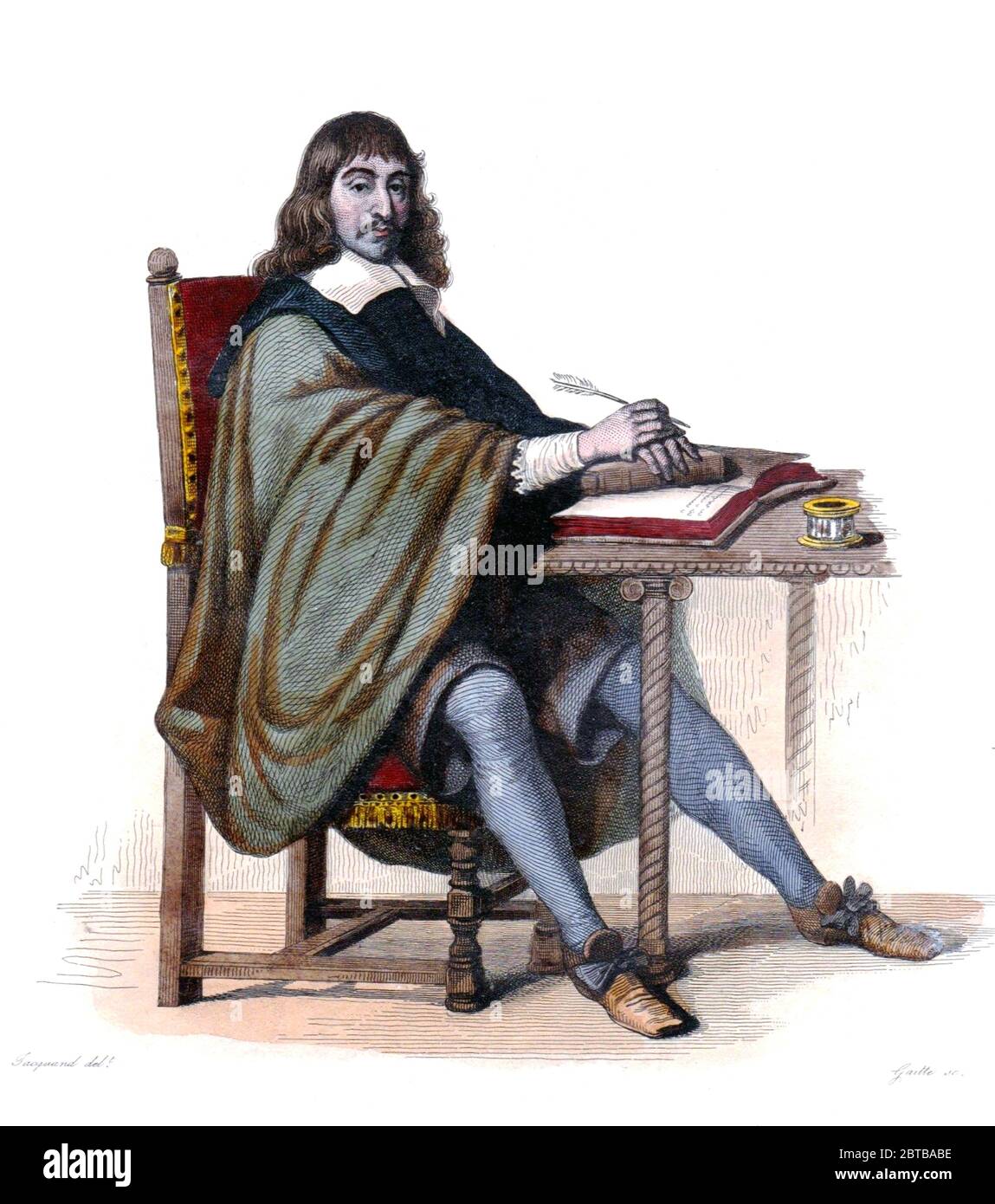 Rene descartes renatus cartesius 1596 1650 french philosopher Cut Out ...