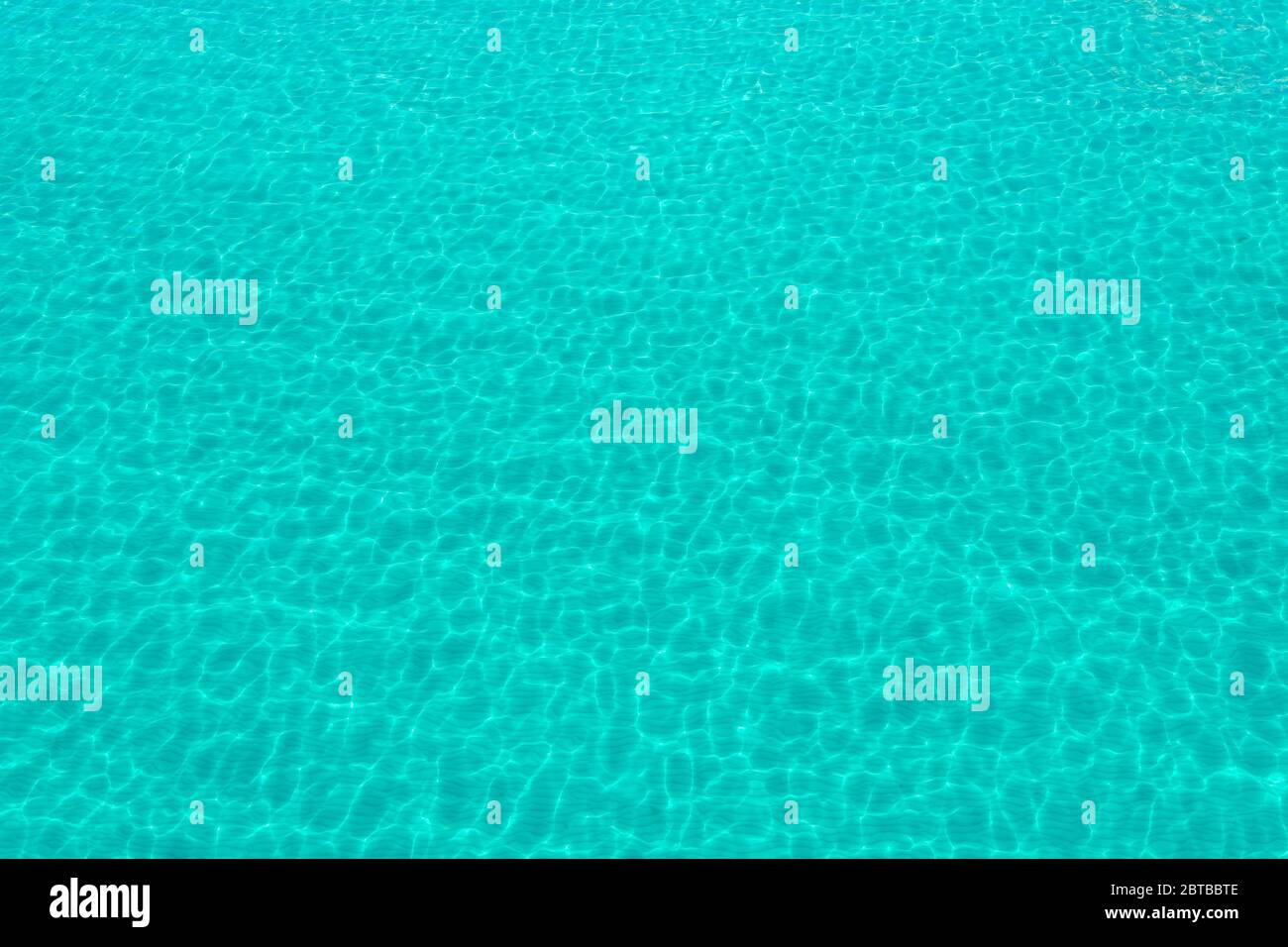 Aerial view of clear shallow water on sand bar off Miami Beach, Florida ...